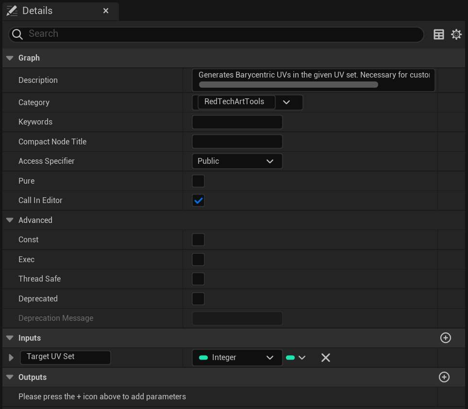 Custom Wireframe Material Using Geometry Scripting For Barycentric Uvs